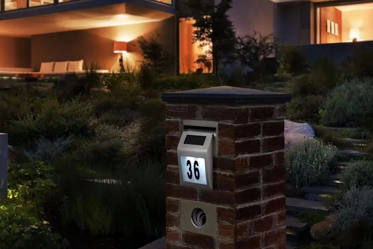 Residential Illuminated House Numbers – Solar Lighting Direct